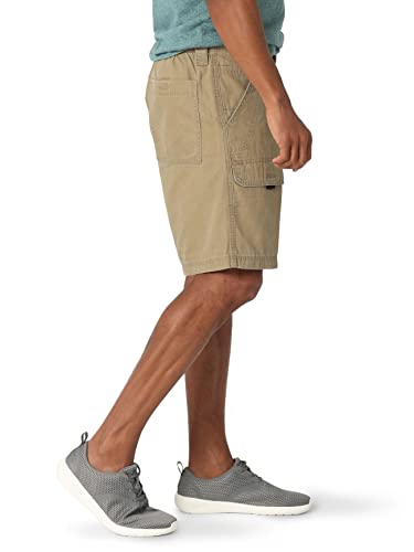 Wrangler Authentics Men's Canvas Utility Hiker Short, Nutmeg, 34