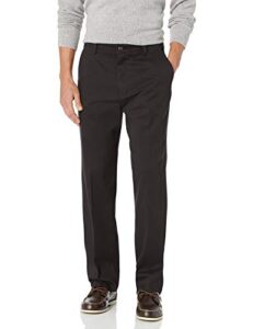 dockers men's classic fit easy khaki pants (standard and big & tall), black, 34w x 32l