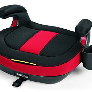 Peg Perego Viaggio Shuttle - Booster Car Seat - for Children from 40 to 120 lbs - Made in Italy - Monza (Black & Red)