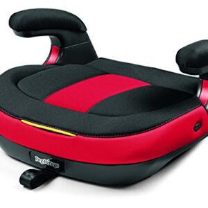 Peg Perego Viaggio Shuttle - Booster Car Seat - for Children from 40 to 120 lbs - Made in Italy - Monza (Black & Red)