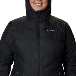 Columbia Women's Heavenly Long Hooded Jacket, Black, Small