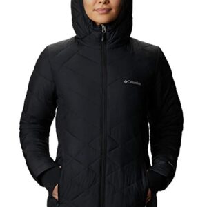 Columbia Women's Heavenly Long Hooded Jacket, Black, Small