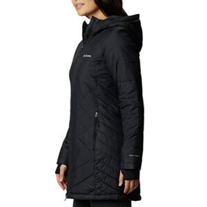 Columbia Women's Heavenly Long Hooded Jacket, Black, Small