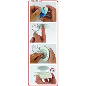 Meiprosafe Magnetic Smoke Detector Installation Tool,Quick and Easy Fastening Ceiling Mounted Kit for Smoke Alarm,No Need Drill 10 Seconds Install Smoke Sensors (5pcs)