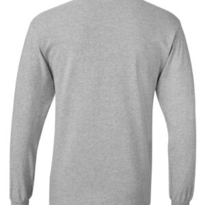 Hanes Men's Essentials Long Sleeve T-shirt Value Pack (2-pack), Light Steel,Medium