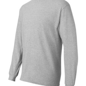 Hanes Men's Essentials Long Sleeve T-shirt Value Pack (2-pack), Light Steel,Medium