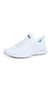 apl: athletic propulsion labs men's techloom pro sneakers, white/black/gum, 10 medium us