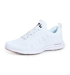 APL: Athletic Propulsion Labs Men's Techloom Pro Sneakers, White/Black/Gum, 10 Medium US