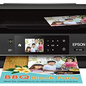 Epson Expression Home XP-440 Wireless Color Photo Printer with Scanner and Copier, Amazon Dash Replenishment Ready