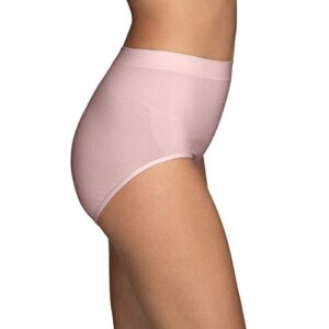 Vanity Fair womens Smoothing Comfort Panties With Rear Lift Briefs, Seamless - Quartz, 8 US