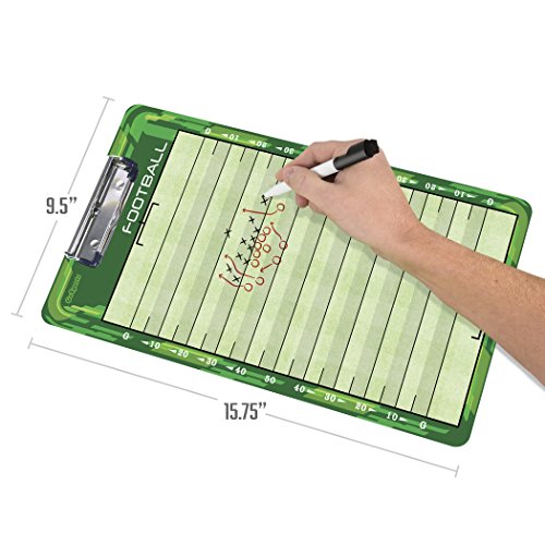 GoSports Dry Erase Coaches Board with 2 Dry Erase Pens