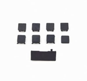 rubber feet plastic button screw cap cover replacement for ps3 slim 2000 3000console(9 in 1)