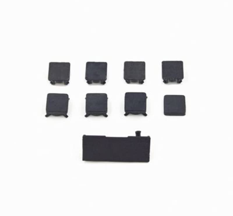 Rubber Feet Plastic Button Screw Cap Cover Replacement for PS3 Slim 2000 3000Console(9 in 1)