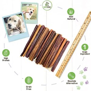 Nature Gnaws Small Bully Sticks for Dogs - Premium Natural Beef Dental Bones - Long Lasting Dog Chew Treats for Small Dogs & Puppies - Rawhide Free 15 Count (Pack of 1)