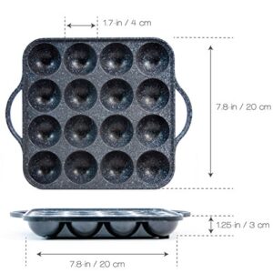 CookKing - TAKOYAKI Nonstick Grill Pan/Cooking Plate, Made in Korea