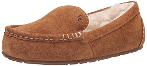 Koolaburra by UGG Women's Lezly Fashion Slipper, Chestnut, 9 US