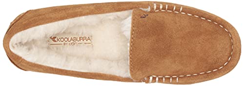 Koolaburra by UGG Women's Lezly Fashion Slipper, Chestnut, 9 US