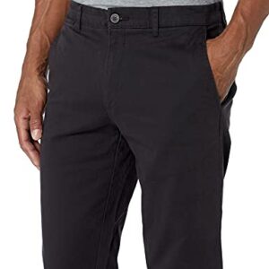 Goodthreads Men's Slim-Fit Washed Comfort Stretch Chino Pant, Black, 31W x 30L