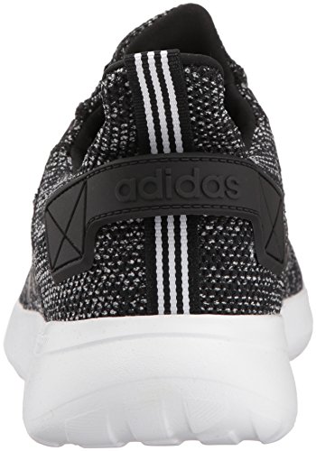 adidas Men's Lite Racer BYD Running Shoe, Black/White/Black, 8.5 M US