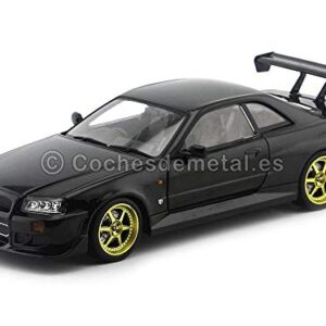 Greenlight 19030 1999 Nissan Skyline GT-R (R34), Black