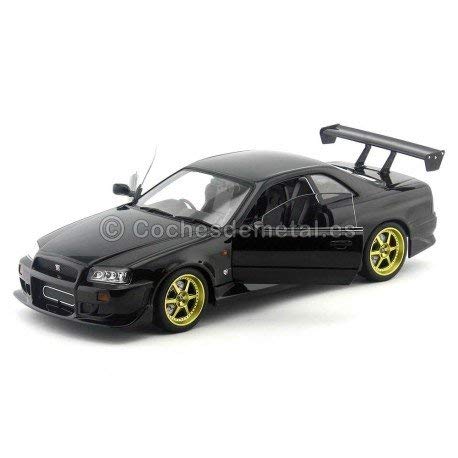 Greenlight 19030 1999 Nissan Skyline GT-R (R34), Black