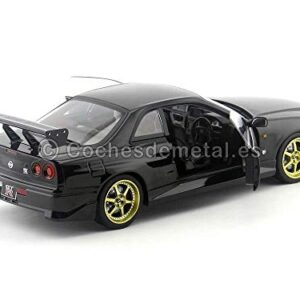 Greenlight 19030 1999 Nissan Skyline GT-R (R34), Black