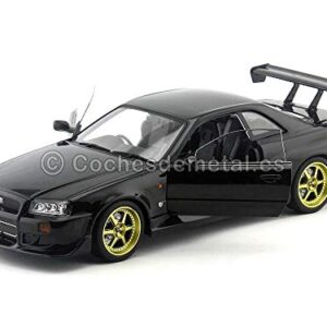 Greenlight 19030 1999 Nissan Skyline GT-R (R34), Black