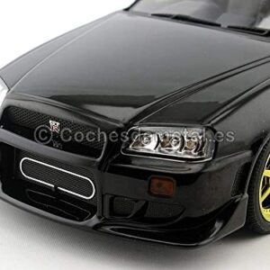 Greenlight 19030 1999 Nissan Skyline GT-R (R34), Black