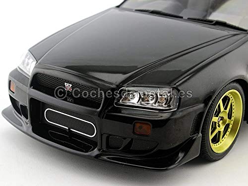 Greenlight 19030 1999 Nissan Skyline GT-R (R34), Black