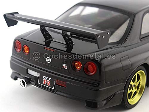 Greenlight 19030 1999 Nissan Skyline GT-R (R34), Black