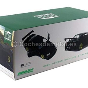 Greenlight 19030 1999 Nissan Skyline GT-R (R34), Black