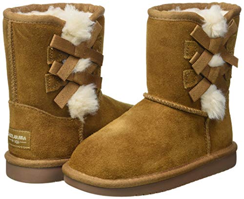 Koolaburra by UGG Unisex-Child Victoria Short Fashion Boot, Chestnut, 9 Toddler US