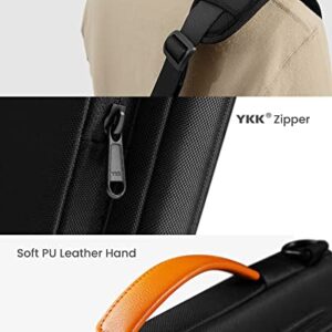 tomtoc 360 Protective Laptop Shoulder Bag for 15.6 Inch Acer Aspire 3/5/7 Laptop, HP Pavilion 15.6, Dell Inspiron 15 3000, 15.6 ASUS ROG Zephyrus, 2020 New Dell XPS 17, Waterproof Accessory Case