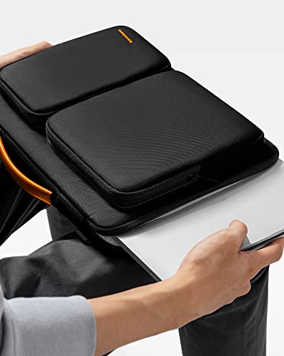 tomtoc 360 Protective Laptop Shoulder Bag for 15.6 Inch Acer Aspire 3/5/7 Laptop, HP Pavilion 15.6, Dell Inspiron 15 3000, 15.6 ASUS ROG Zephyrus, 2020 New Dell XPS 17, Waterproof Accessory Case