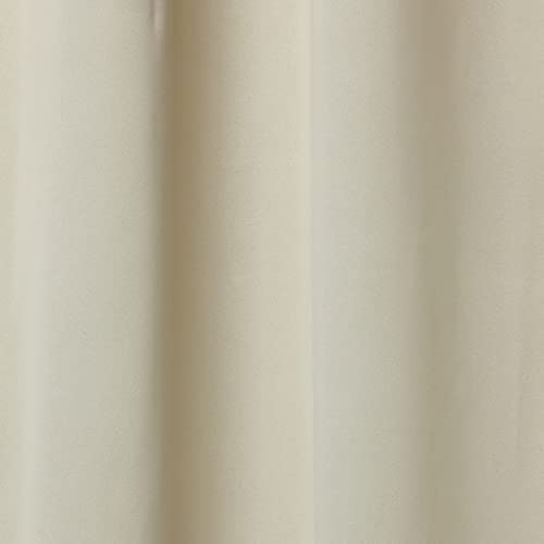 Sun Zero Easton Energy Saving Blackout Grommet Curtain Panel, 40" x 84", Pearl