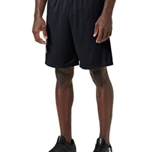 Under Armour Men's Tech Graphic Shorts , Black (001)/Graphite , Large