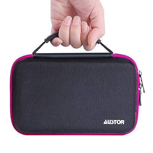 AUSTOR Case for Nintendo New 3DS XL (Black+Rose)