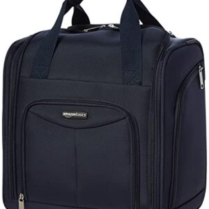 Amazon Basics Underseat Carry-On Rolling Travel Luggage Bag, 14 Inches, Navy Blue