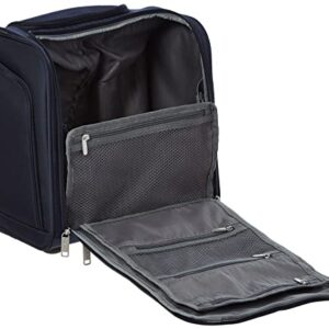 Amazon Basics Underseat Carry-On Rolling Travel Luggage Bag, 14 Inches, Navy Blue