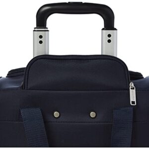 Amazon Basics Underseat Carry-On Rolling Travel Luggage Bag, 14 Inches, Navy Blue