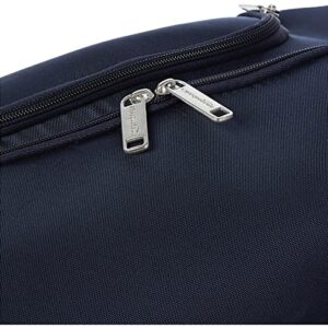 Amazon Basics Underseat Carry-On Rolling Travel Luggage Bag, 14 Inches, Navy Blue