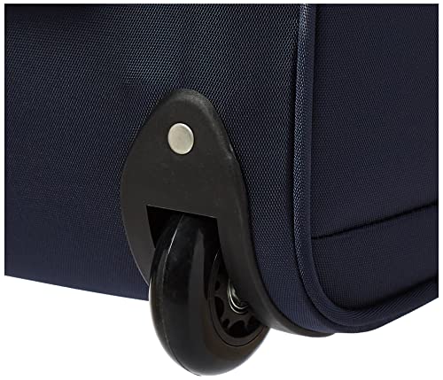 Amazon Basics Underseat Carry-On Rolling Travel Luggage Bag, 14 Inches, Navy Blue