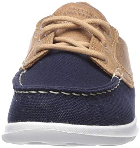 Skechers Women's Go Walk Lite-15430 Boat Shoe,navy,10 M US