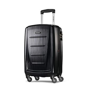 samsonite winfield 2 hardside luggage with spinner wheels, carry-on 20-inch, brushed anthracite