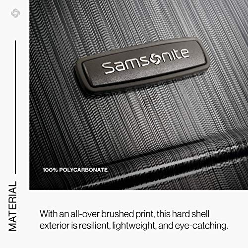 Samsonite Winfield 2 Hardside Luggage with Spinner Wheels, Carry-On 20-Inch, Brushed Anthracite