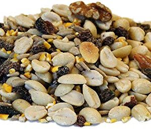 Backyard Seeds Woodpecker Shelled Peanuts Mixed Bird Seed with Sunflower Chips, Pumpkins, Raisins (5 Pounds)