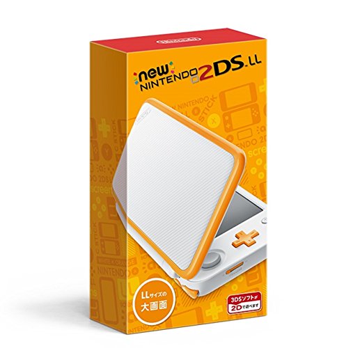 NEW New Nintendo 2DS LL Console System White x Orange Region JAPAN import