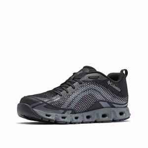 Columbia Mens Drainmaker Iv Water Shoe, Black, Lux, 10.5 US