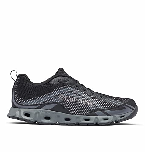 Columbia Mens Drainmaker Iv Water Shoe, Black, Lux, 10.5 US