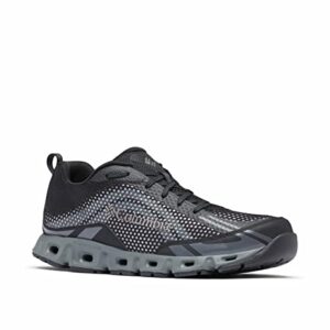 Columbia Mens Drainmaker Iv Water Shoe, Black, Lux, 10.5 US